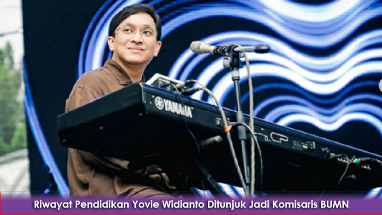 Riwayat Pendidikan Yovie Widianto Ditunjuk Jadi Komisaris BUMN - GM Cog ...
